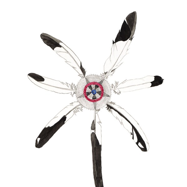 Native American Inspired Art, Fine Art Print, Giclee Archival Print ...