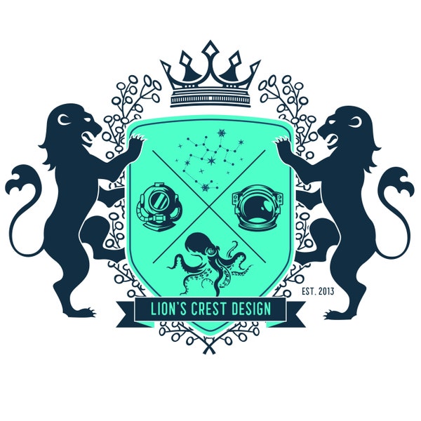 Custom Family Crest Coat of Arms Family Logo - Etsy