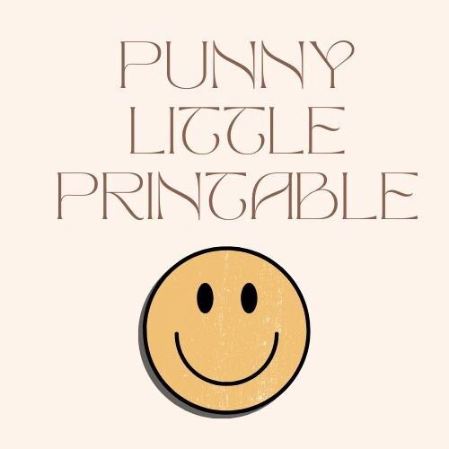 PunnyLittlePrintable - Etsy