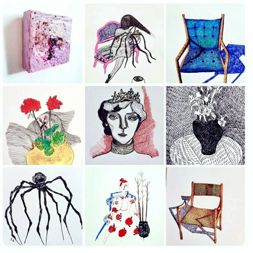 Sheri Larsen Art Canadian Visual Artist by SheriLarsenArt on Etsy