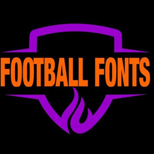 FootballFonts - Etsy