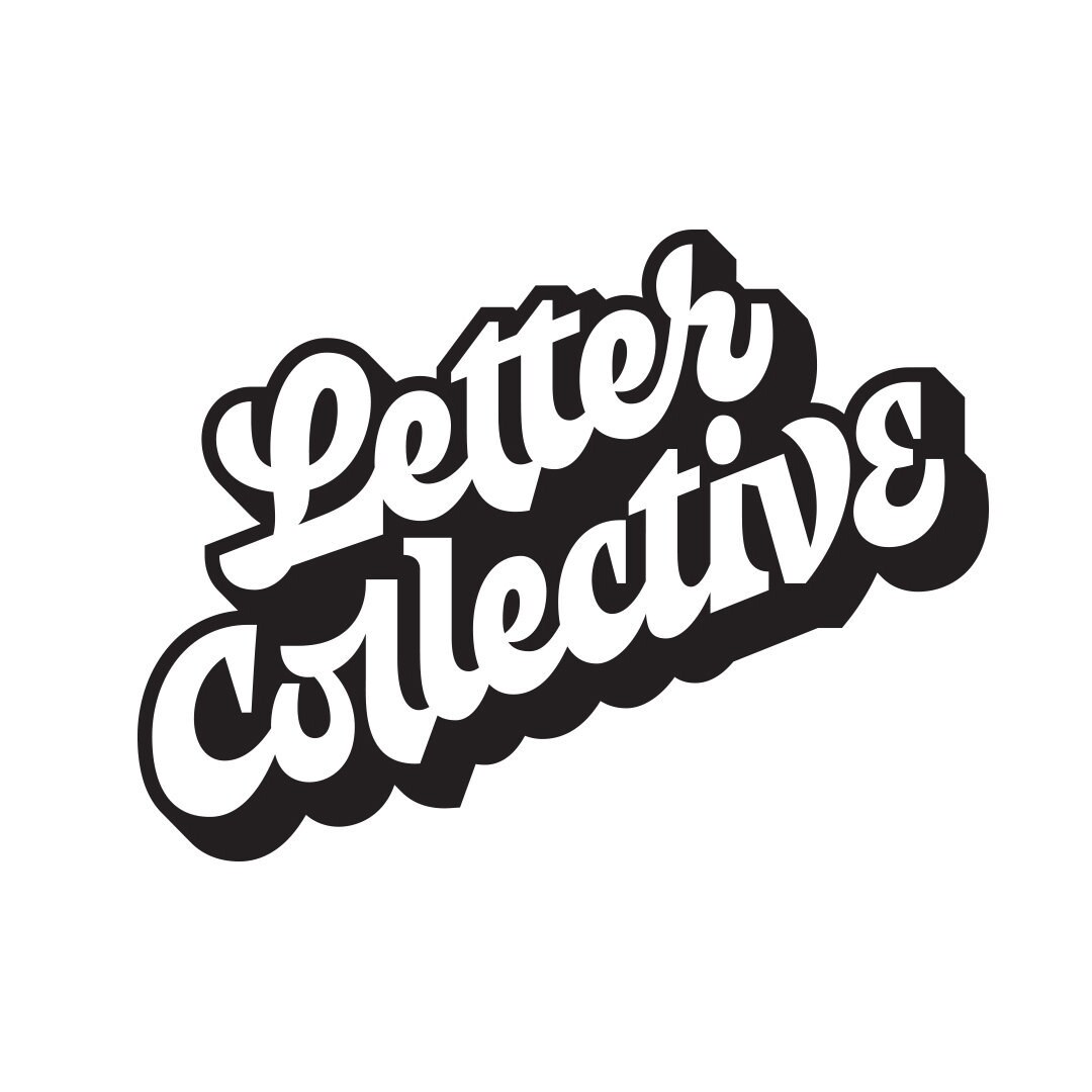 Hand Lettering / Modern Calligraphy / Linocut by lettercollective