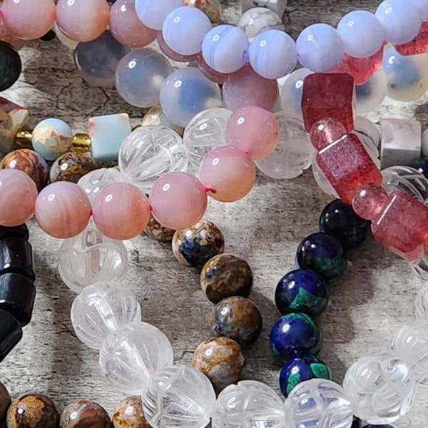 Alashan Agate Mermaid Charm Bracelet - Etsy