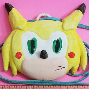 3d Printed Sonichu Medallion - Etsy