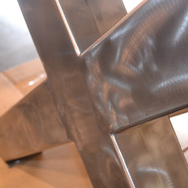 Tapered T-shaped Legs, Metal Table Legs Any Size/color - Etsy