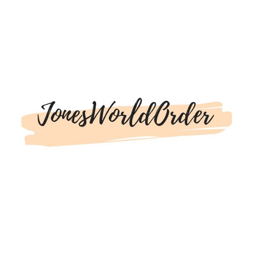 JonesWorldOrder - Etsy