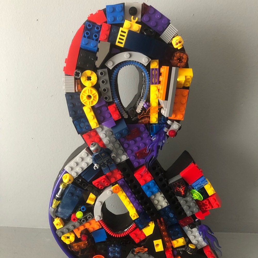 Custom Lego Brick Initials and Art by Brickshaw on Etsy