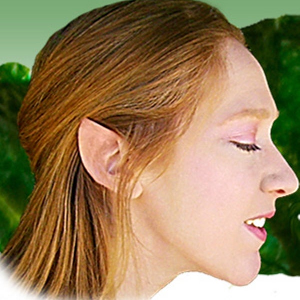 Satyr Faun Gelfling Fairy Elf Cosplay LARP Halloween Latex Pointed Ears ...