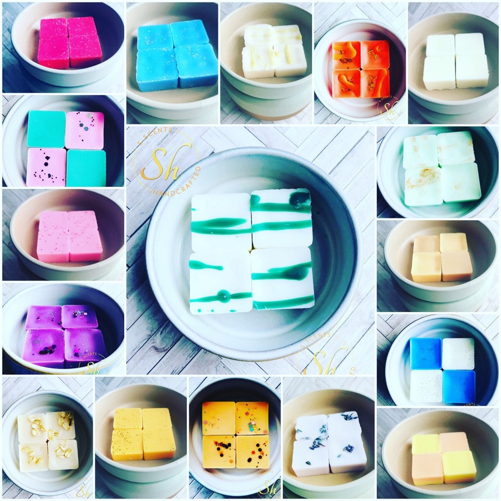 Wax melts in a variety of shapes sizes and by SScentsHandcrafted