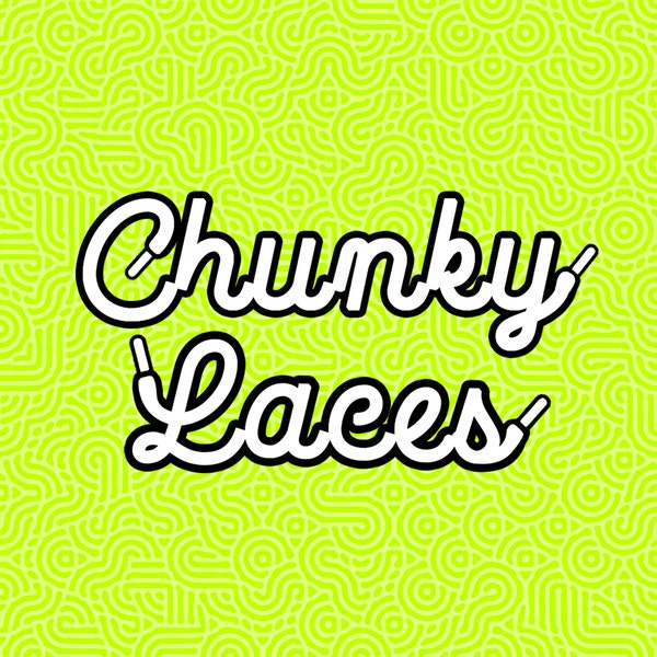 Chunky Laces 14mm Thick Cotton Rope Lace Bubblegum Pink With White Tips ...