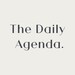 Daily Agenda Template, Daily Planner, Hourly Planner, Productivity ...