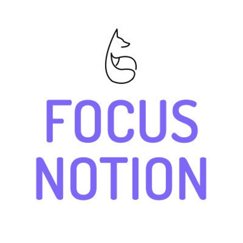 FocusNotion - Etsy