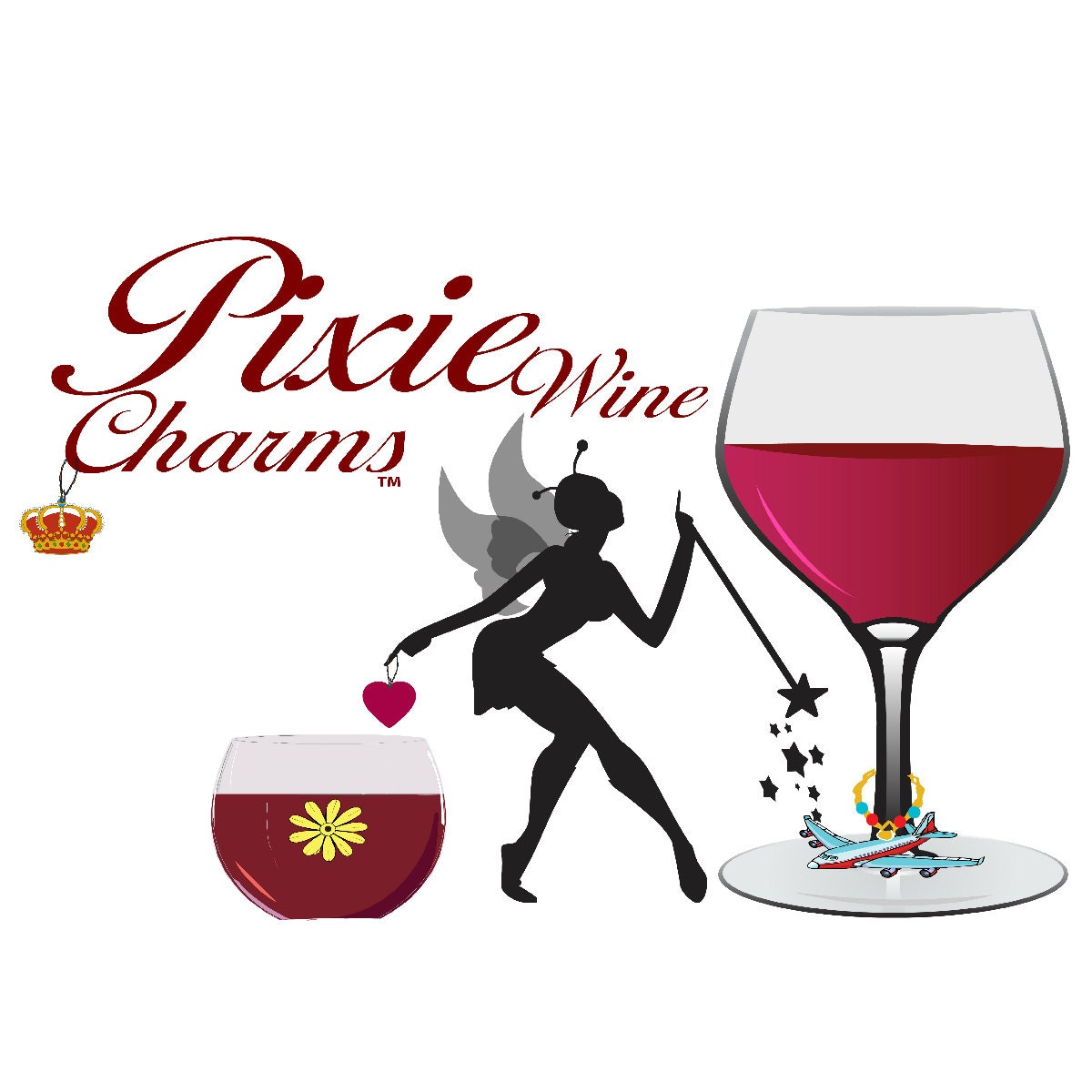 Welcome To Pixie Wine Charms! We Are Your One Stop Shop For Wine Glass ...