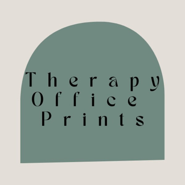 Therapy Office Waiting Room Sign, Boho Floral Circles font 1, FRAMED ...