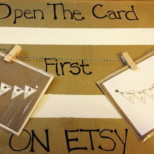 OpenTheCardFirst - Etsy