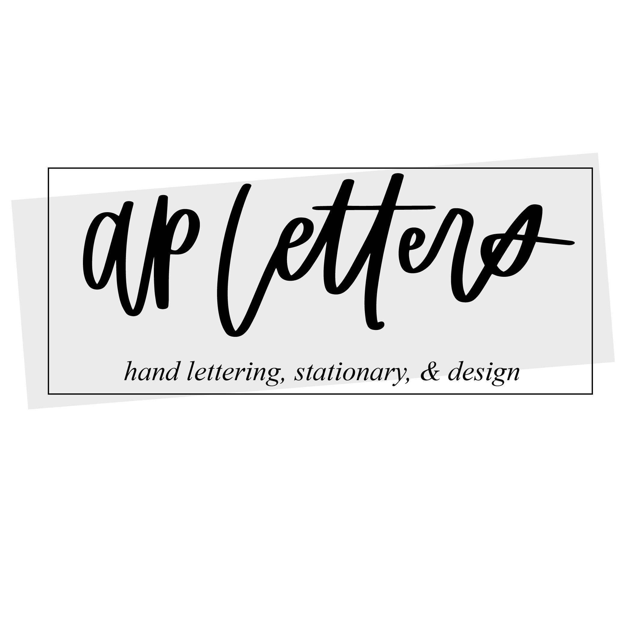 AP Letters Calligraphy & Custom Wedding Invites by apletters