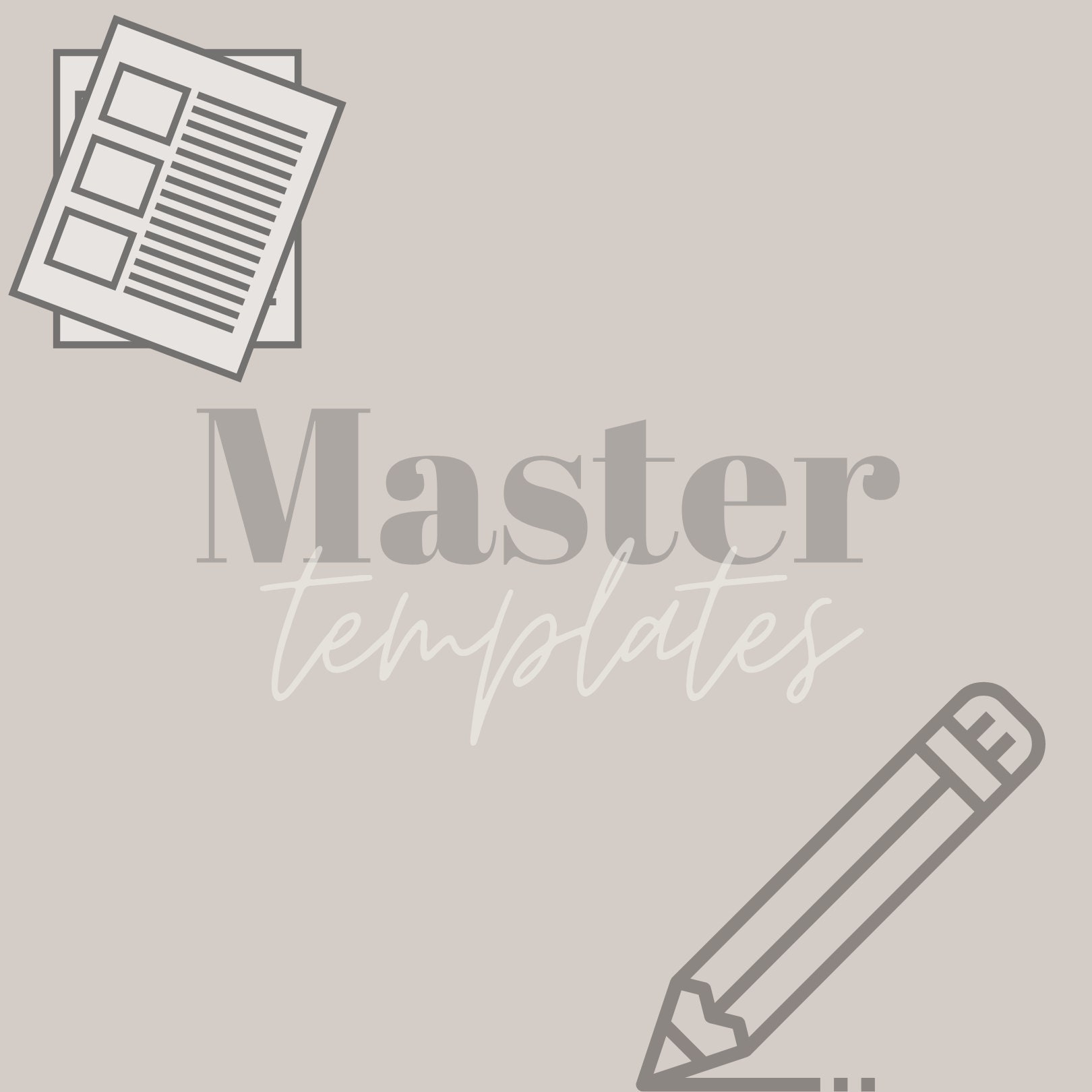 MasterTemplates - Etsy