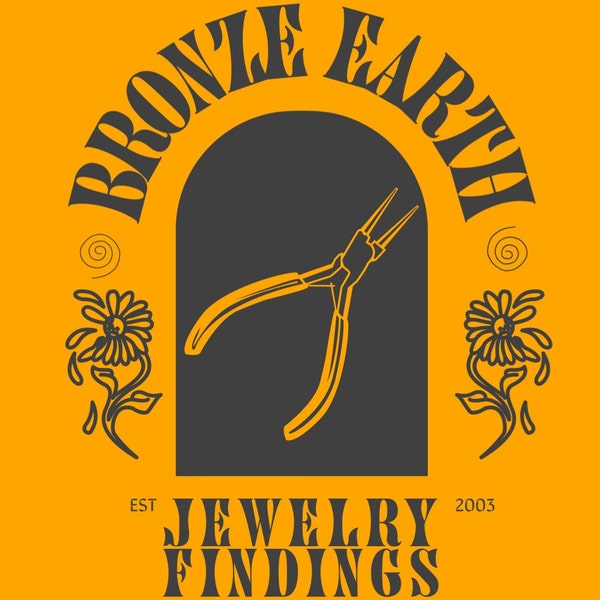 Chunky Wrap Links in Bronze, set of TWO, LD-12 - Etsy