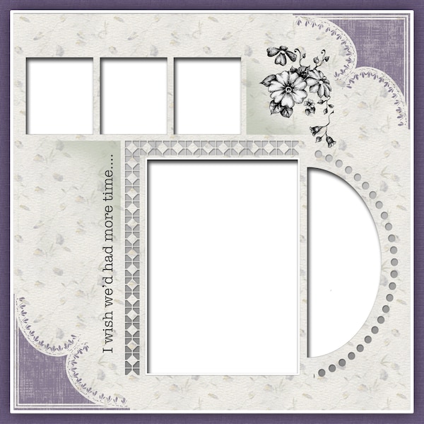 Scrapbook Templates, Digital Scrapbook Template, Scrapbook Pages ...