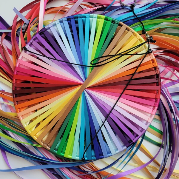 Christmas Carousel Ribbon Windsock Streamer Double Faced 100% Polyester ...