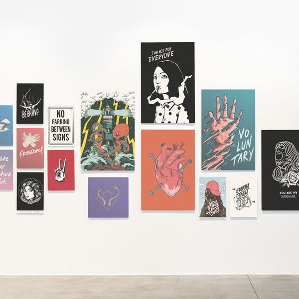 Marble Bug Collection Poster - Etsy