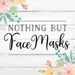 NothingButFaceMasks - Etsy