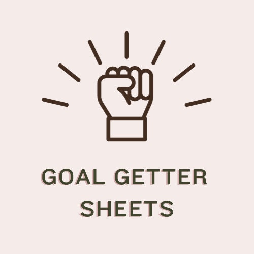 GoalGetterSheets - Etsy
