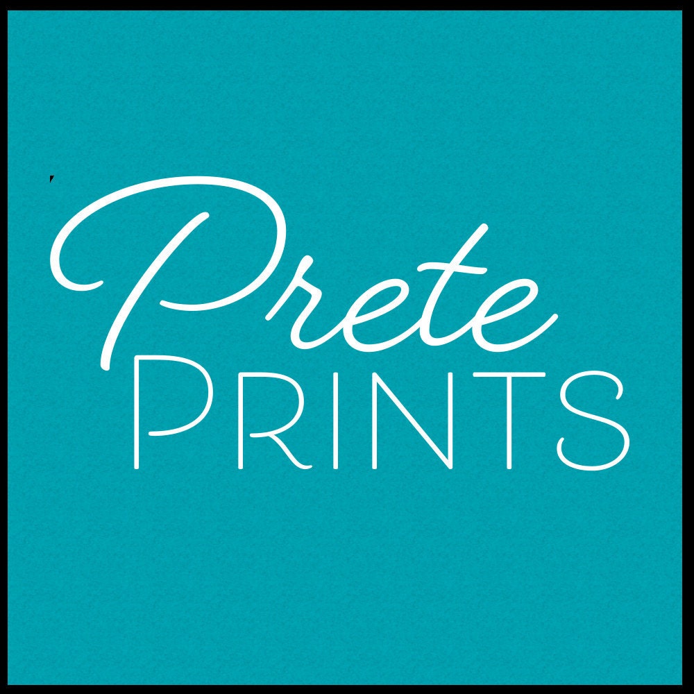 PretePrints - Etsy