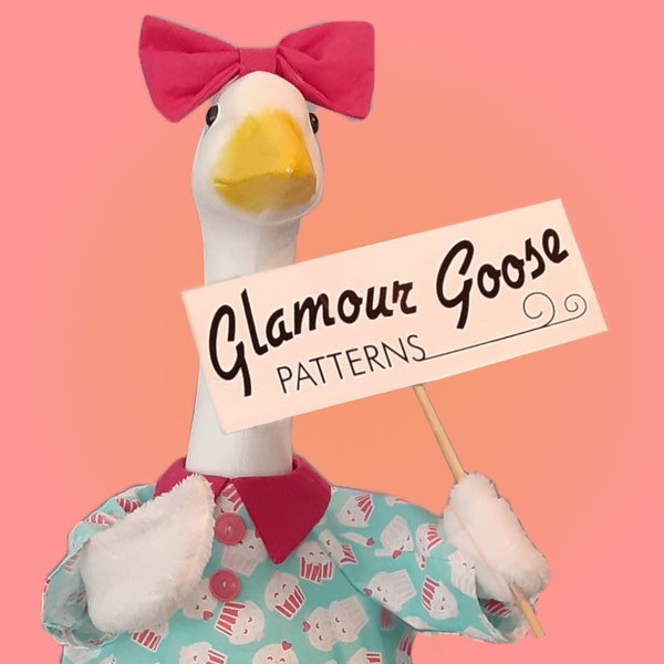 Goose Outfits Pattern for RUFFLED DRESS and Accessories. CHOOSE From 2 ...