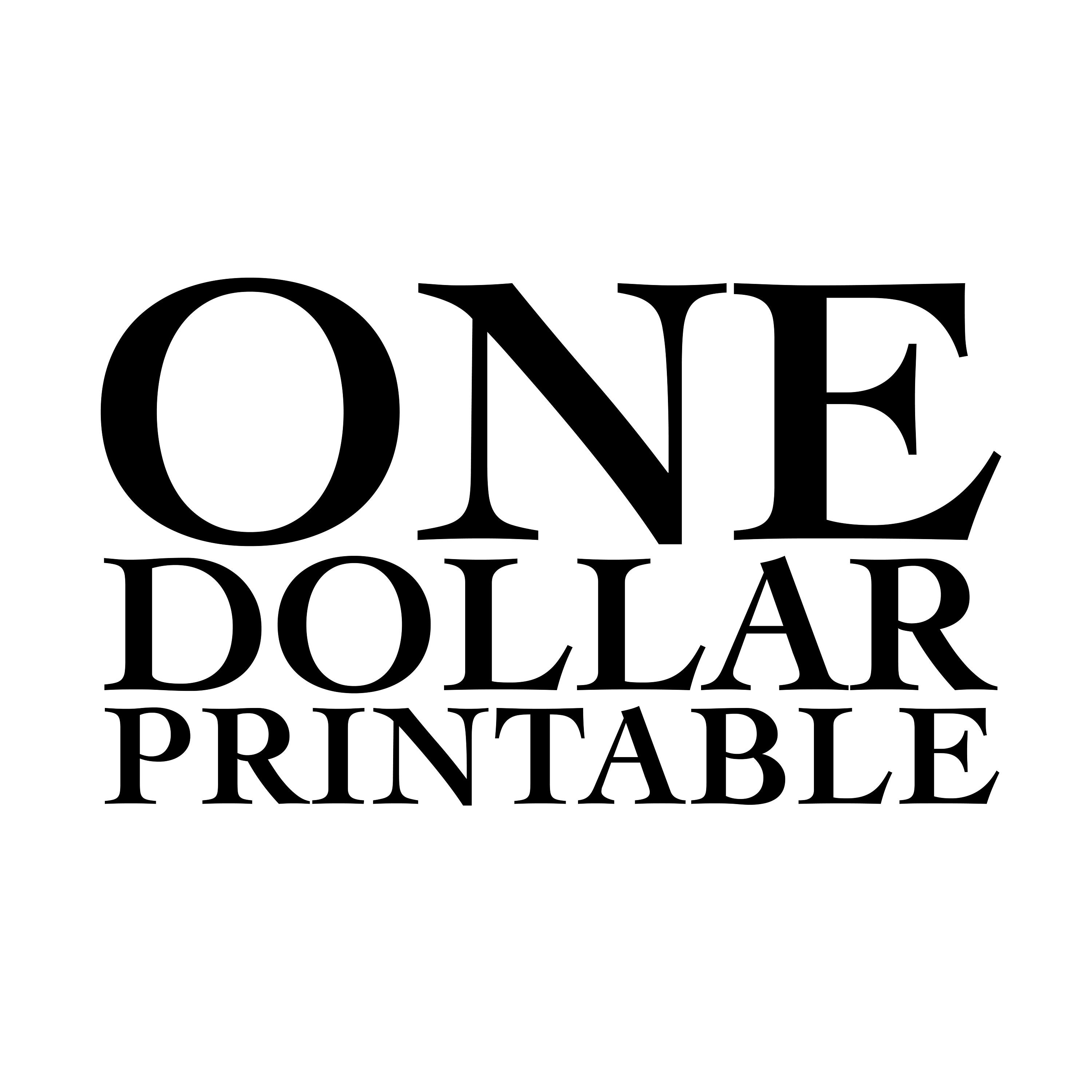 1DollarPrintable - Etsy