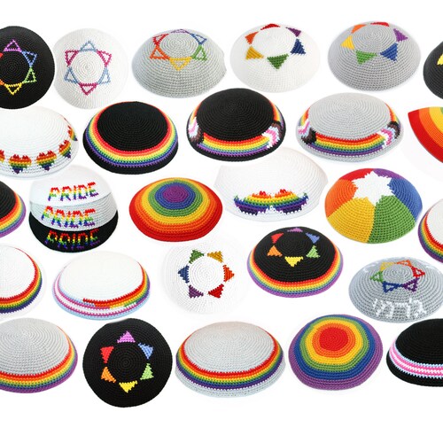 RainbowKippah - Etsy