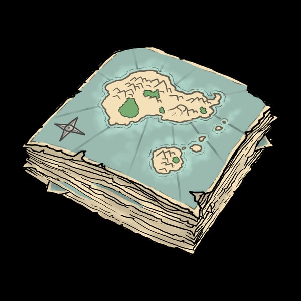 Wizard's Shelf Map From the World of Steps for D&D and Other Rpg's - Etsy