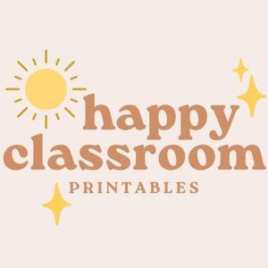 Retro Classroom Affirmations set of 10 Printable Posters, Digital ...