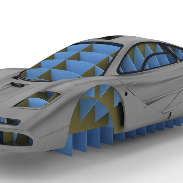 FERRARI TRC 500 BLUEPRINT Body Buck - Etsy