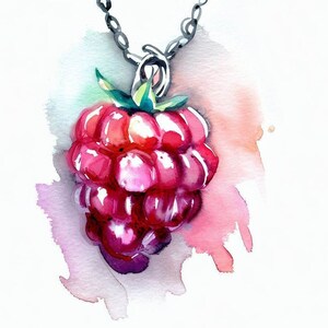 Glass Raspberry Bead 1p, Light Periwinkle, Raspberry Beads, Lampwork ...