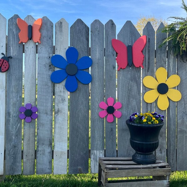 Poly Lady Bug, Outdoor Decor, Fence Decor, Durable, Bright Colors - Etsy