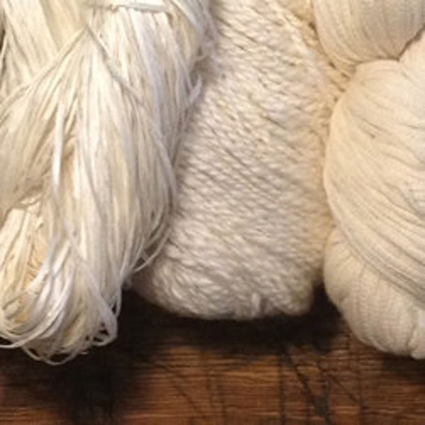 1 Cone Hasegawa Linen Chainette Yarn, Bleached White, Dye, From Japan ...