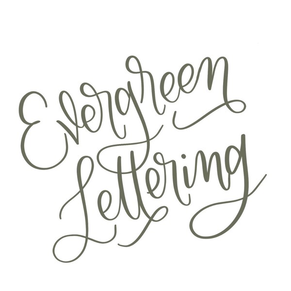 EvergreenletteringCo - Etsy