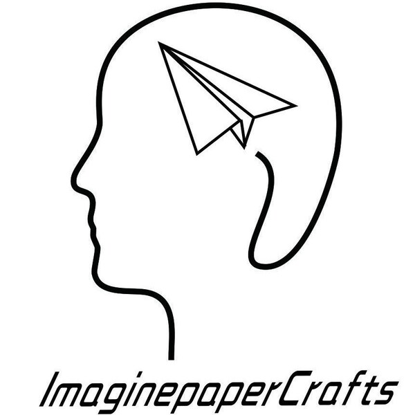 Human Skull Paper Sculpture,printable PDF Template,handmade Real Size ...