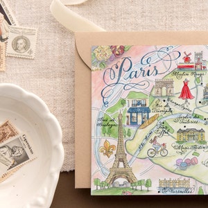 Calligraphy Wedding Invitation Train Ticket With Watercolor Map by ...