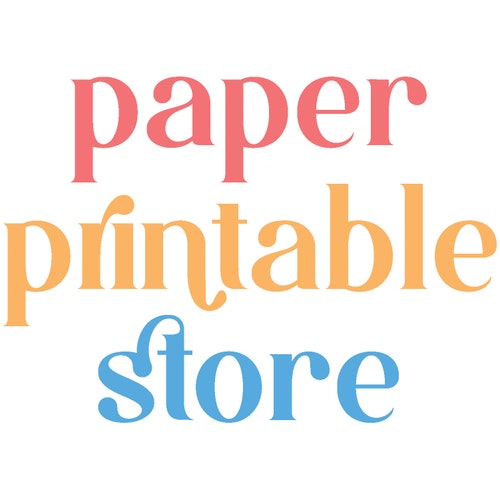 PaperPrintableStore - Etsy