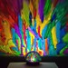 Psychedelic Lamp LED Mood Light Projector Trippy Glass Paint Projection ...