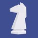 Model Knight Chess Piece Papercraft Plans - Etsy Canada