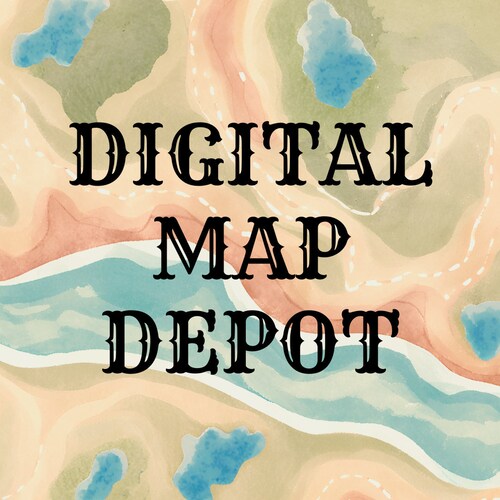 digitalmapdepot - Etsy