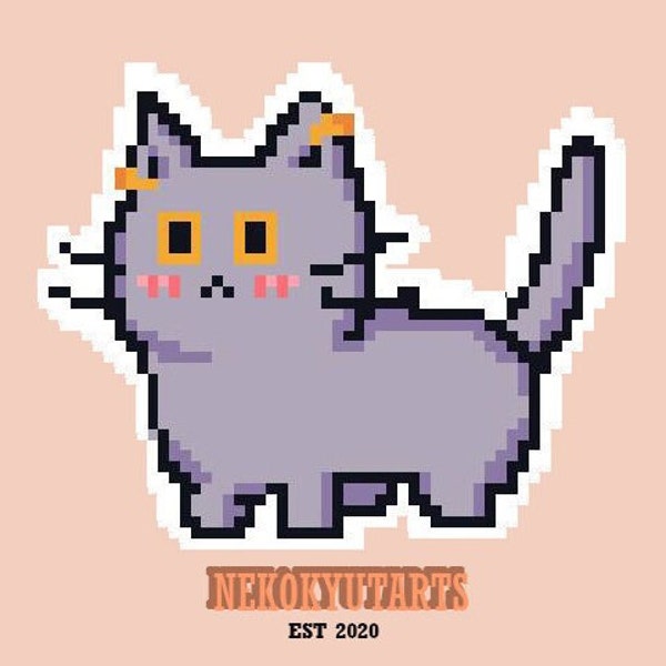 ANIMATED EMOTES Kawaii Angry Cat , Cute Angry Cat Twitch Emote, Twitch ...