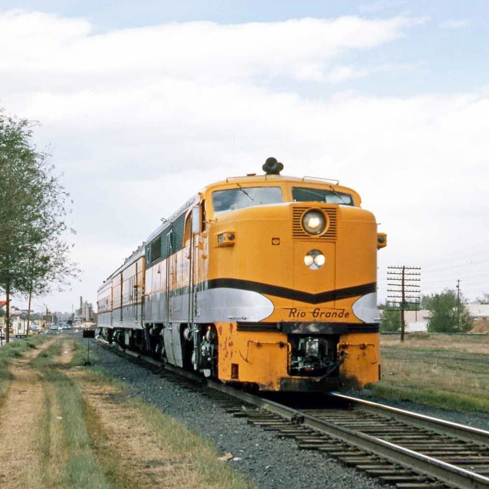 Rare Vintage Photo Slide #147 Coaches on Rail Trip at Lyons Colorado ...