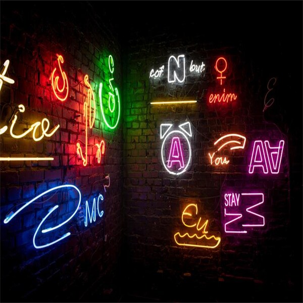 Lightning Bolt Neon Sign, LED Thunder Neon Light, Weather Neon Sign ...