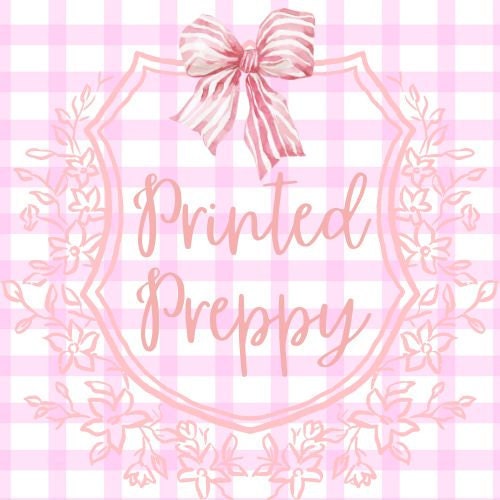 PRINTEDPREPPYCO - Etsy