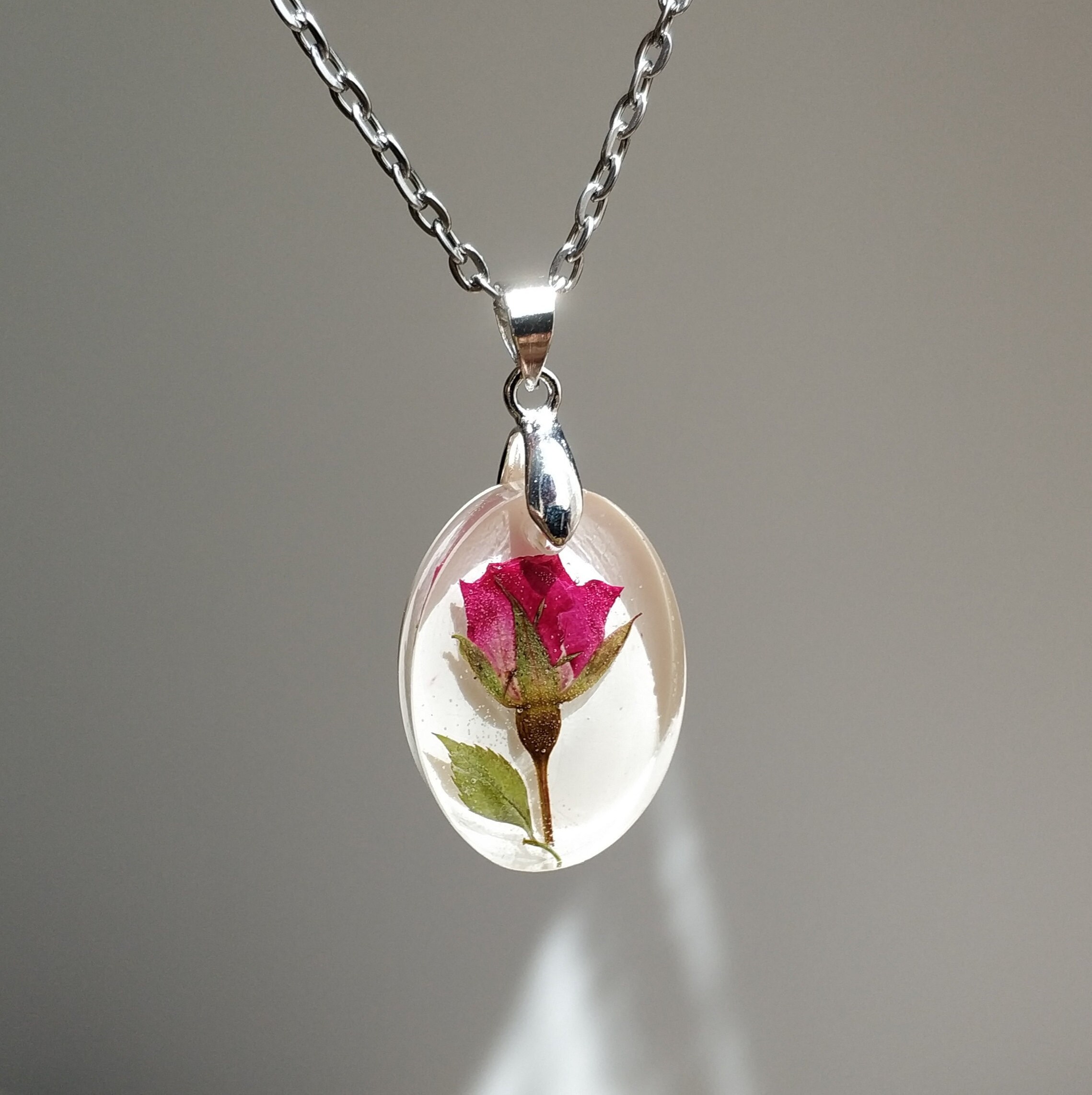 Handmade jewelry design resin necklaces by VeledaDesign on Etsy