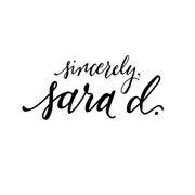 Sincerely Sara D. by sincerelysarad on Etsy